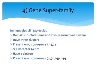 Human multi gene families | PPTX