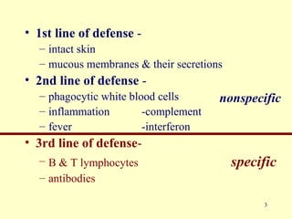 Human natural defence system | PPT
