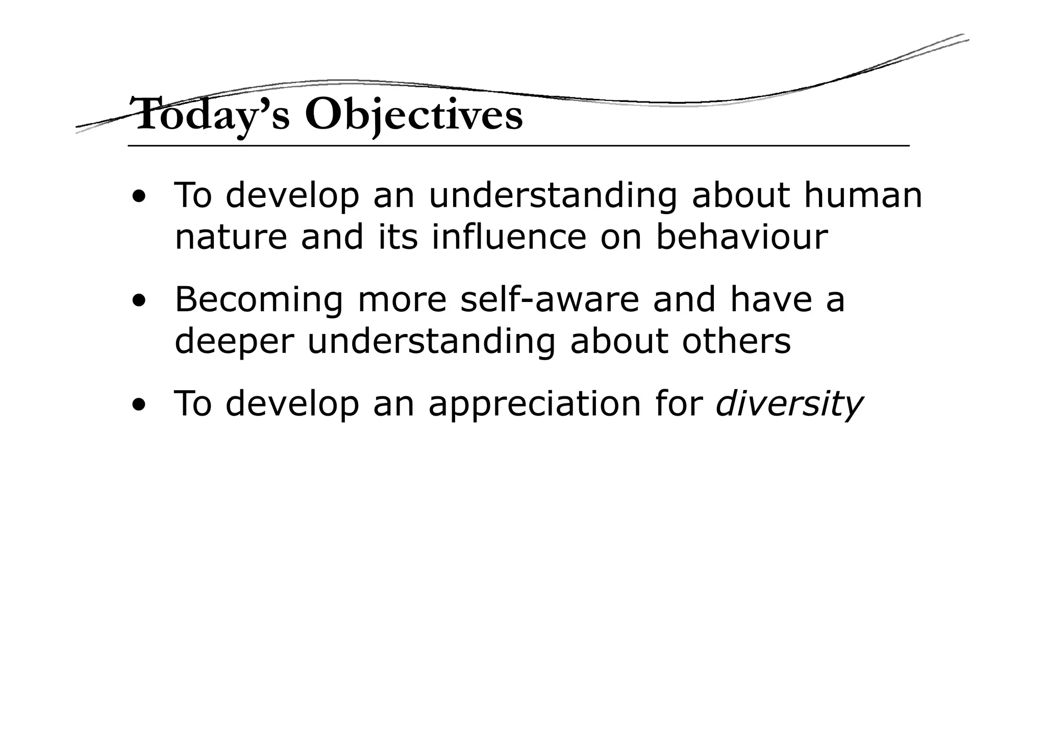 Human nature and behaviour | PDF