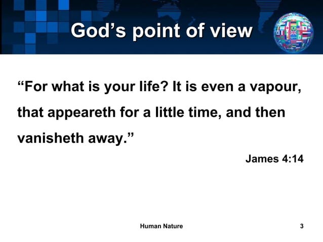 Human nature – god’s view | PPTX | Christianity | Religion & Spirituality