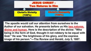 Human Nature of Christ | PPTX