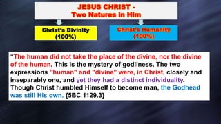 Human Nature of Christ | PPTX