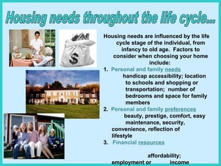 Human Needs in Housing | PPT