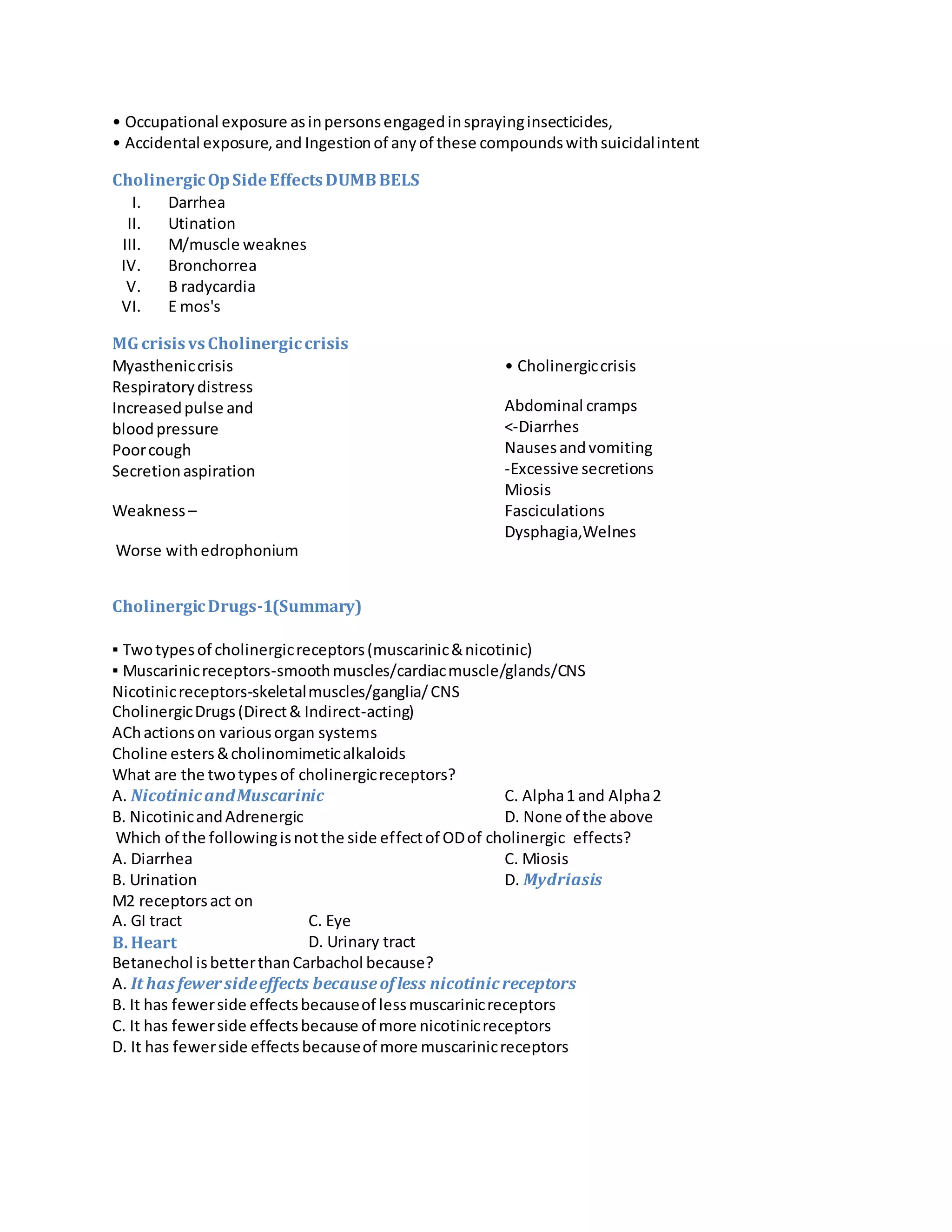 Human nervous system test | PDF