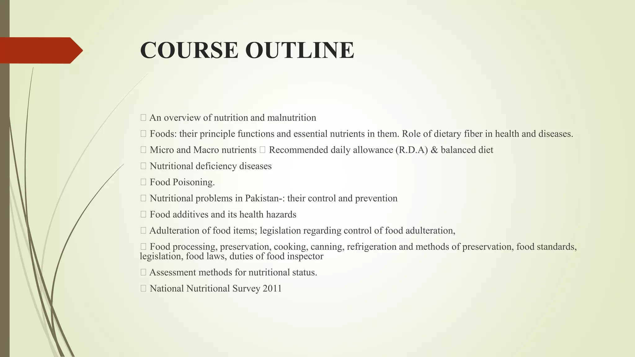 Human nutrition and it’s public health importance | PPTX