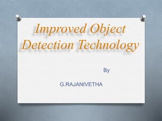 Human, object detection | PPT