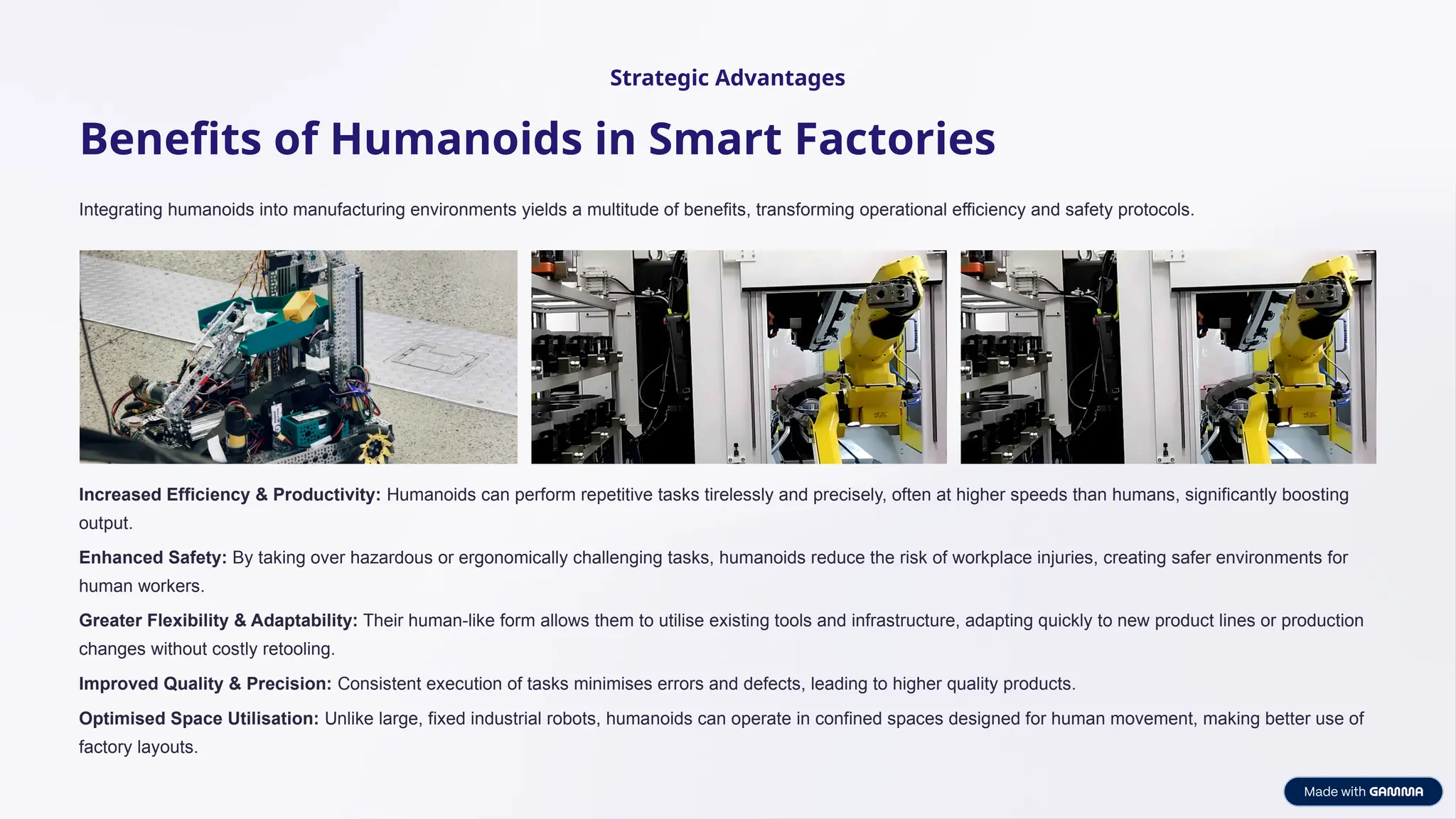 Integration of Humanoid Robots for Automation in Smart Factory ...
