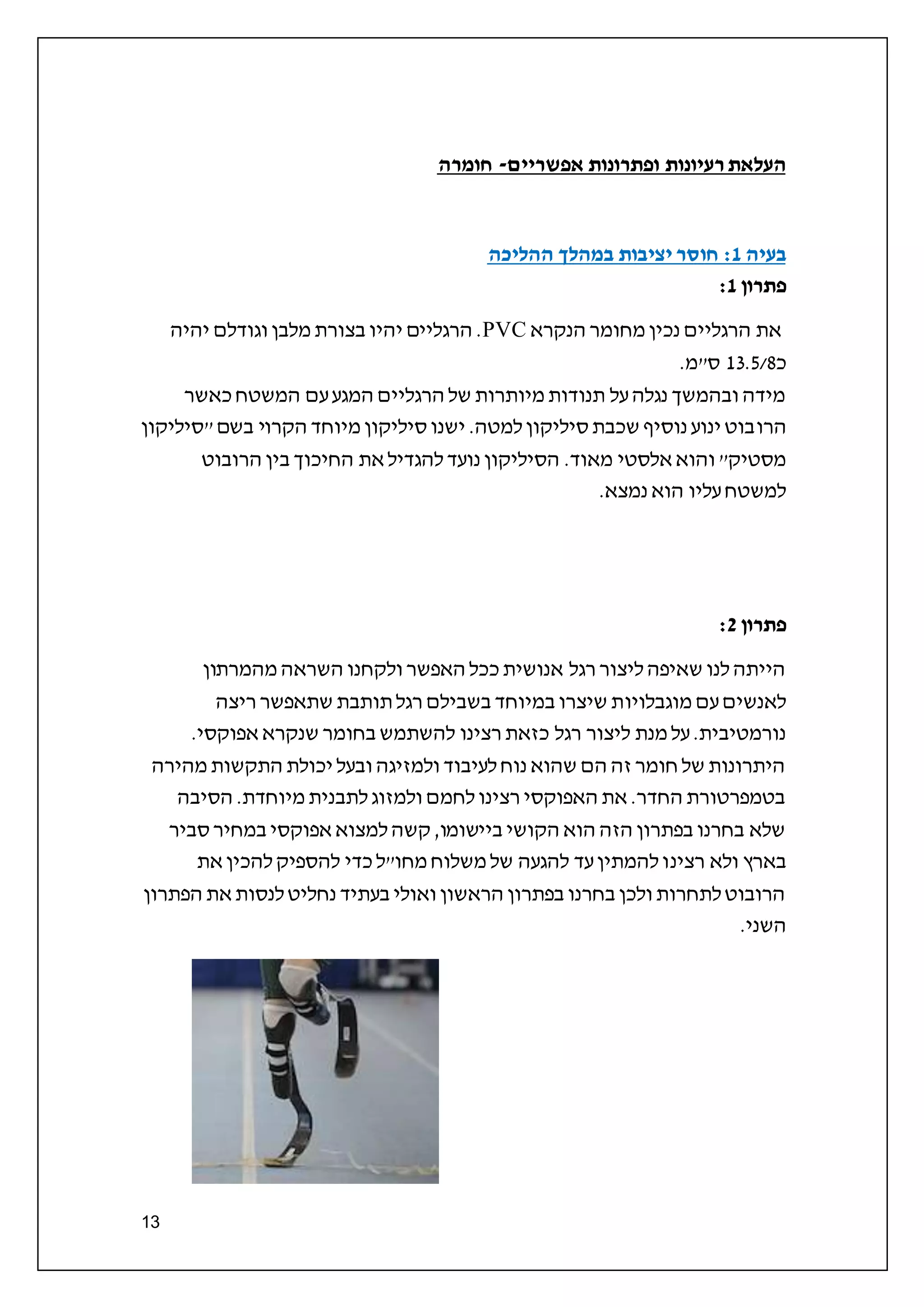 Humanoid project | PDF