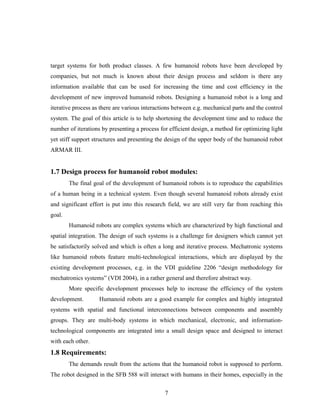 Humanoid project report | PDF