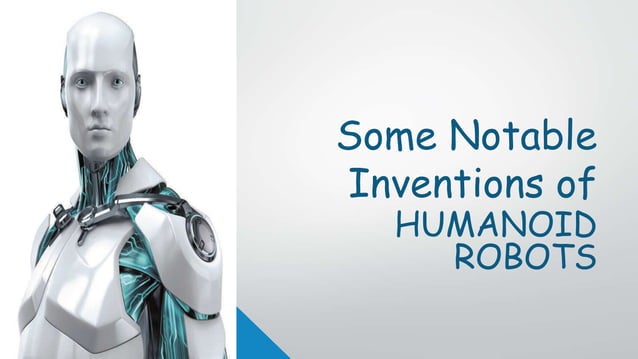 HUMANOID ROBOT.pptx | Robotics | Technology & Computing
