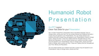 Humanoid Robot Industry PowerPoint Templates.pptx