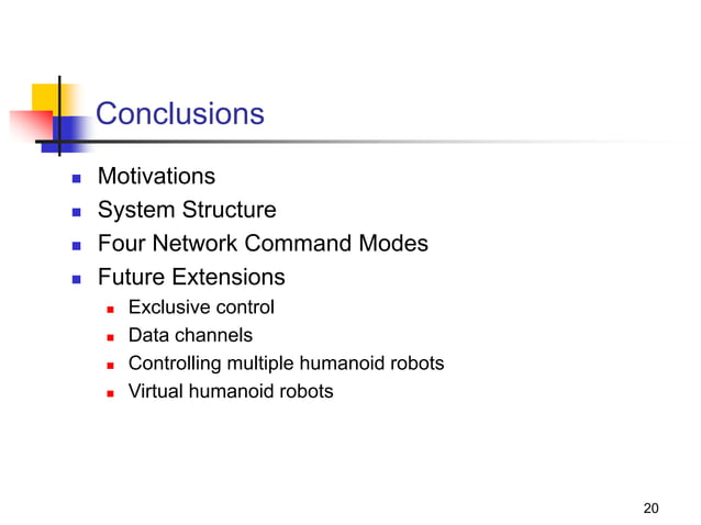 Humanoid robot ppt | PPT