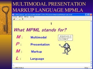 Humanoid Robot Presentation Through Multimodal | PPT