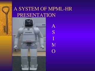 Humanoid Robot Presentation Through Multimodal | PPT