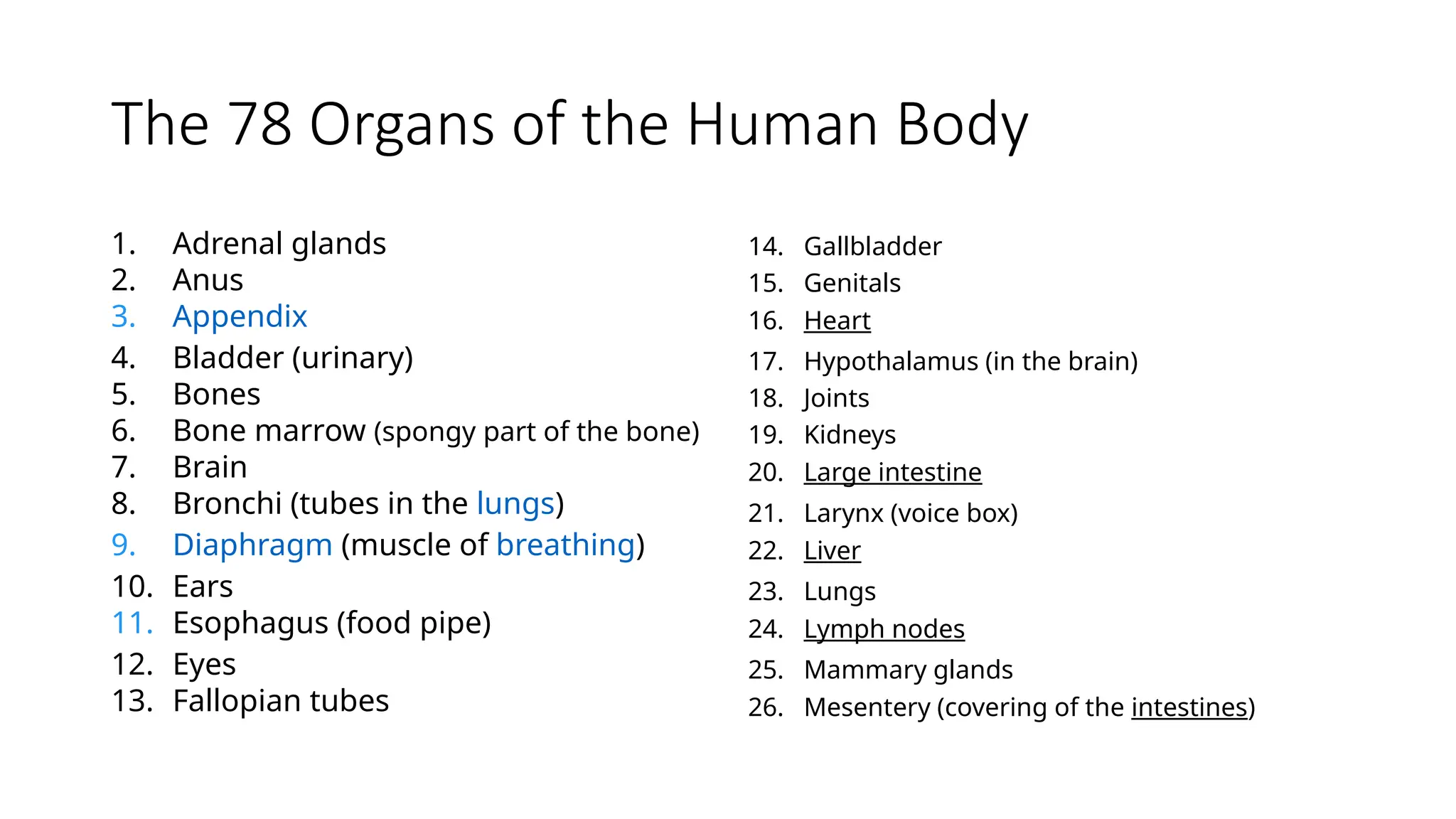 Human Organ Systems Grade 5 Science Introduction | PPTX
