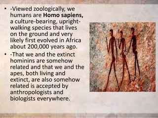 WH 1111, Human Origins and the Beginning of History | PPTX