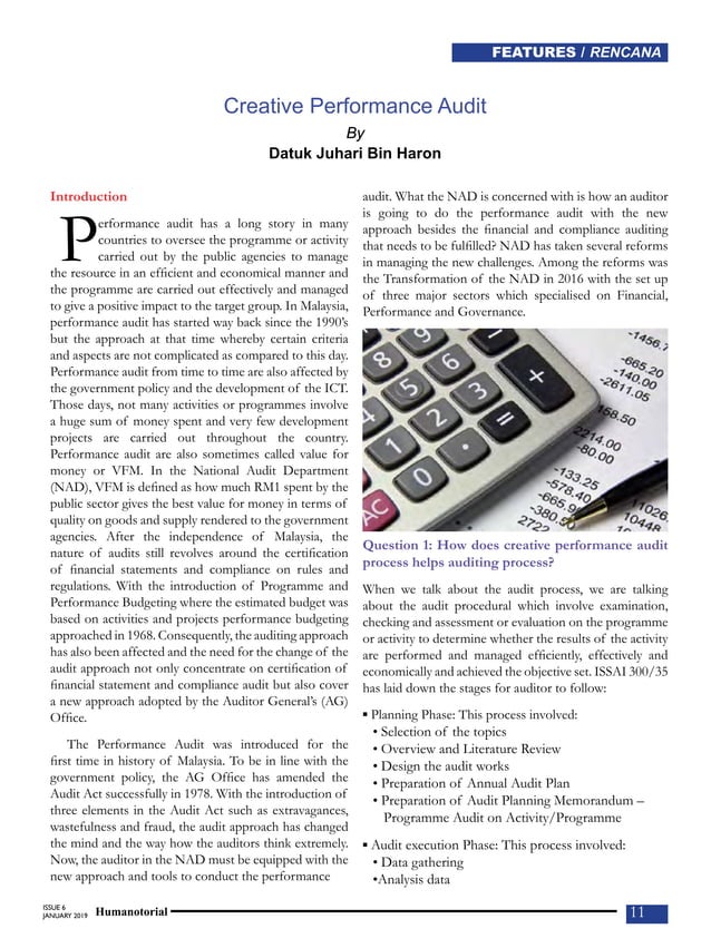 Creative Performance Audit | PDF | Business Accounting & Finance | Business