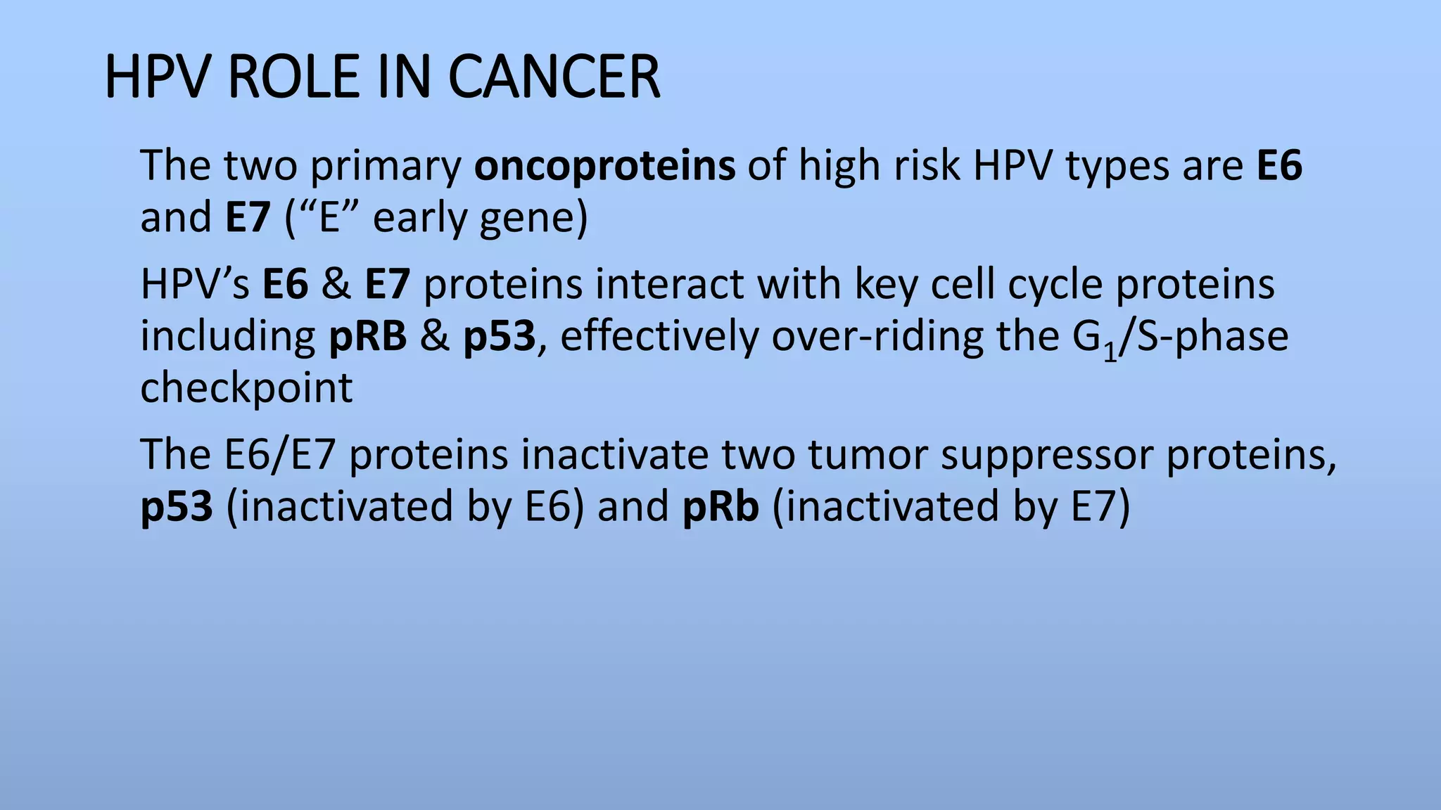 Human Papillomavirus and Cervical Cancer | PPTX