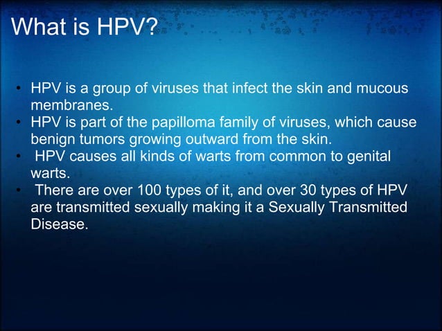 Human papillomavirus (hpv) | PPT
