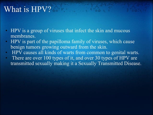 Human papillomavirus hpv_ (1) | PPT