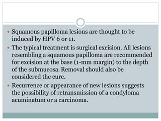 Human papillomavirus in the oral cavity of children | PPTX