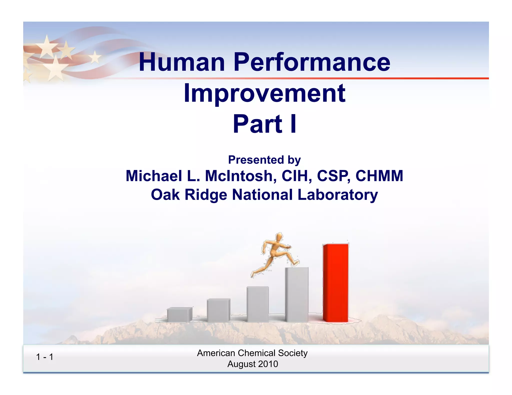 Principles of Human Performance Improvement | PDF