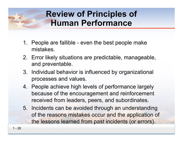 Principles of Human Performance Improvement | PDF