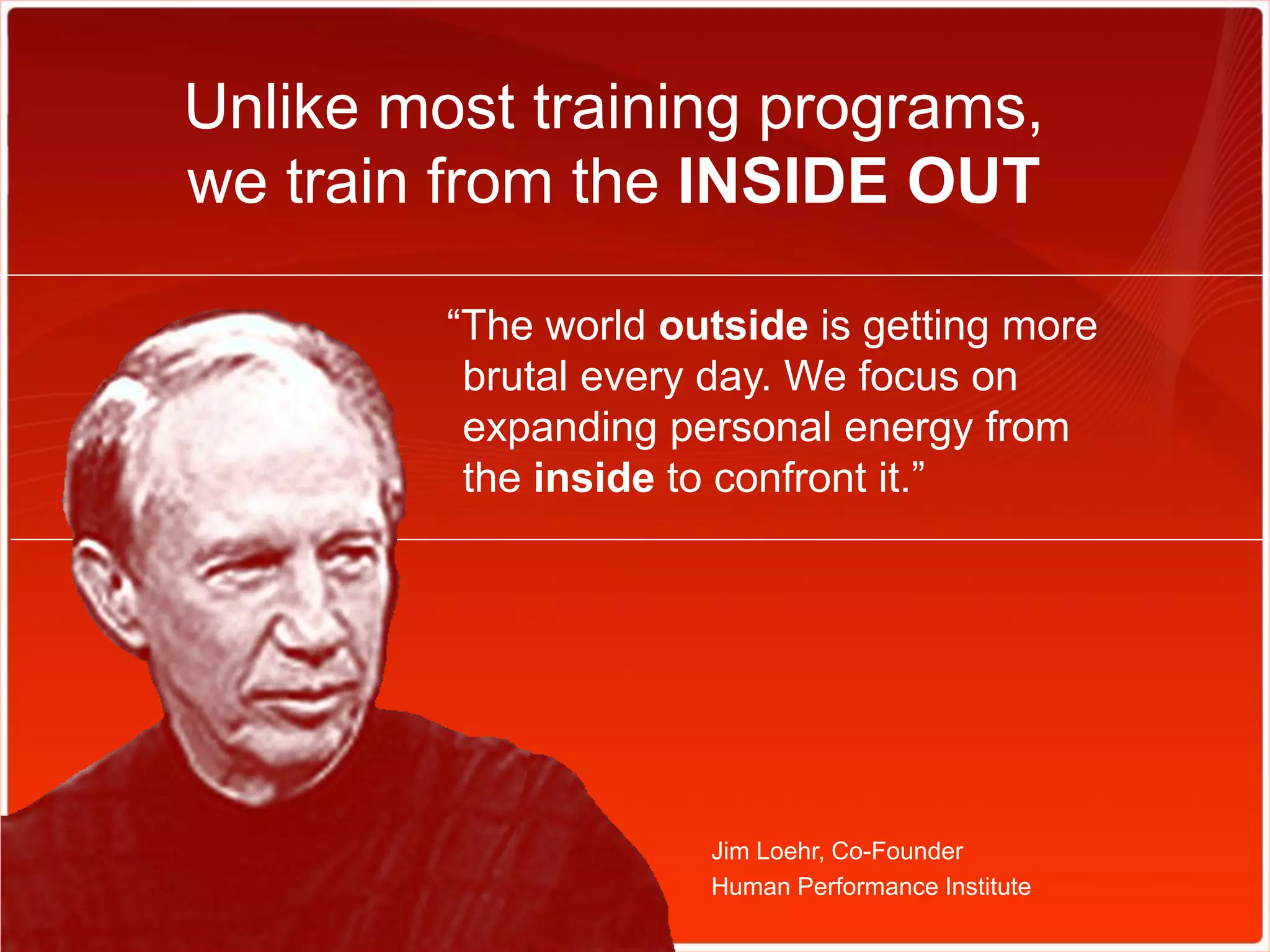 Human Performance Institute Presentation 2010 | PDF | Human Resources ...