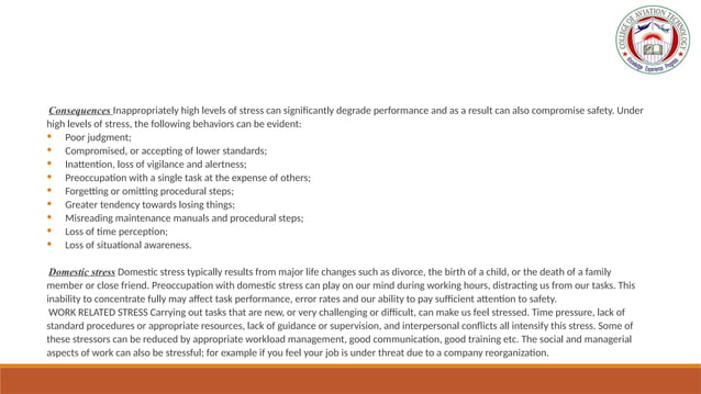 A presentation on Human Performance Limitations | PPTX