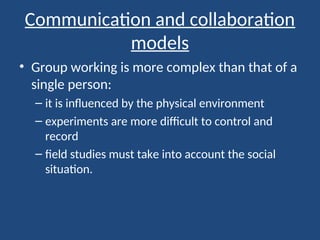 Human performance Models and (lect2).ppt