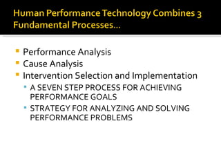 Human performance technology (hpt) | PPT