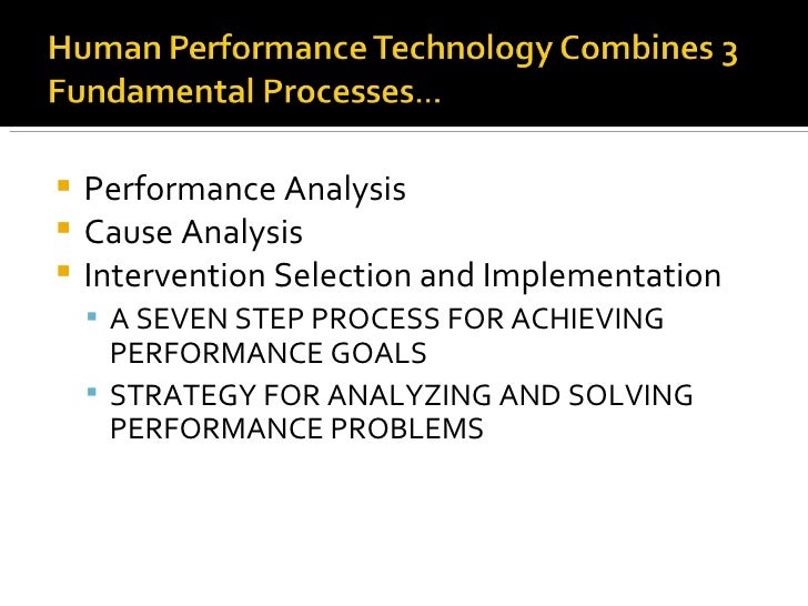 Human performance technology (hpt)