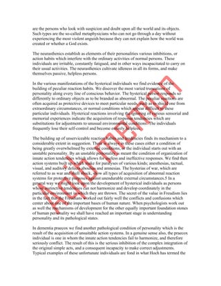 Human personality and its pathology | DOC
