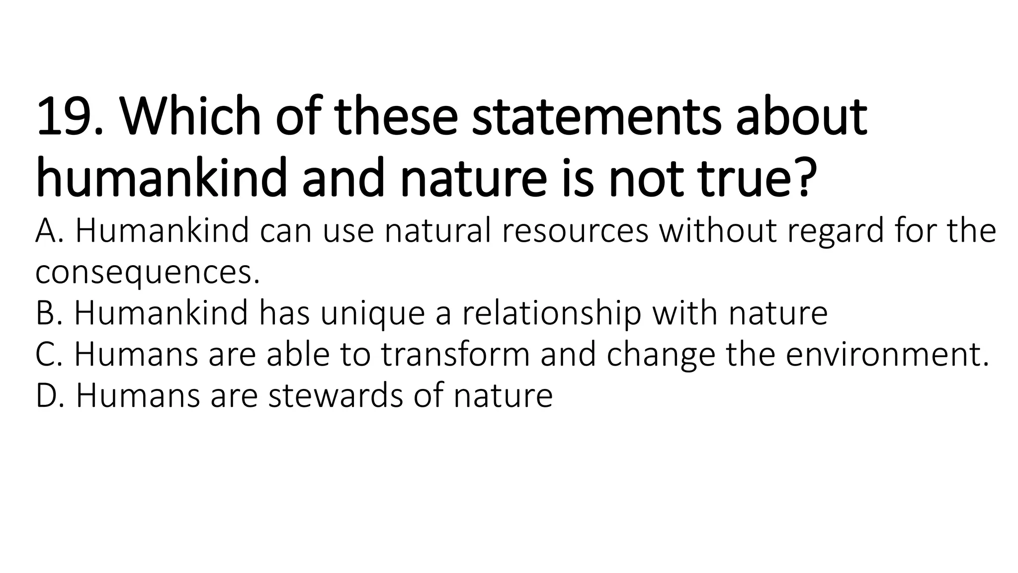 HUMAN PERSON AND THE ENVIRONMENT quiz.pptx