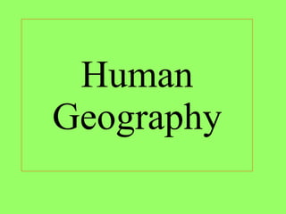 Human & Physical Geography | PPT