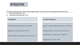 human physiology- desenting pathway;pyramidal and extra pyramidal.pptx