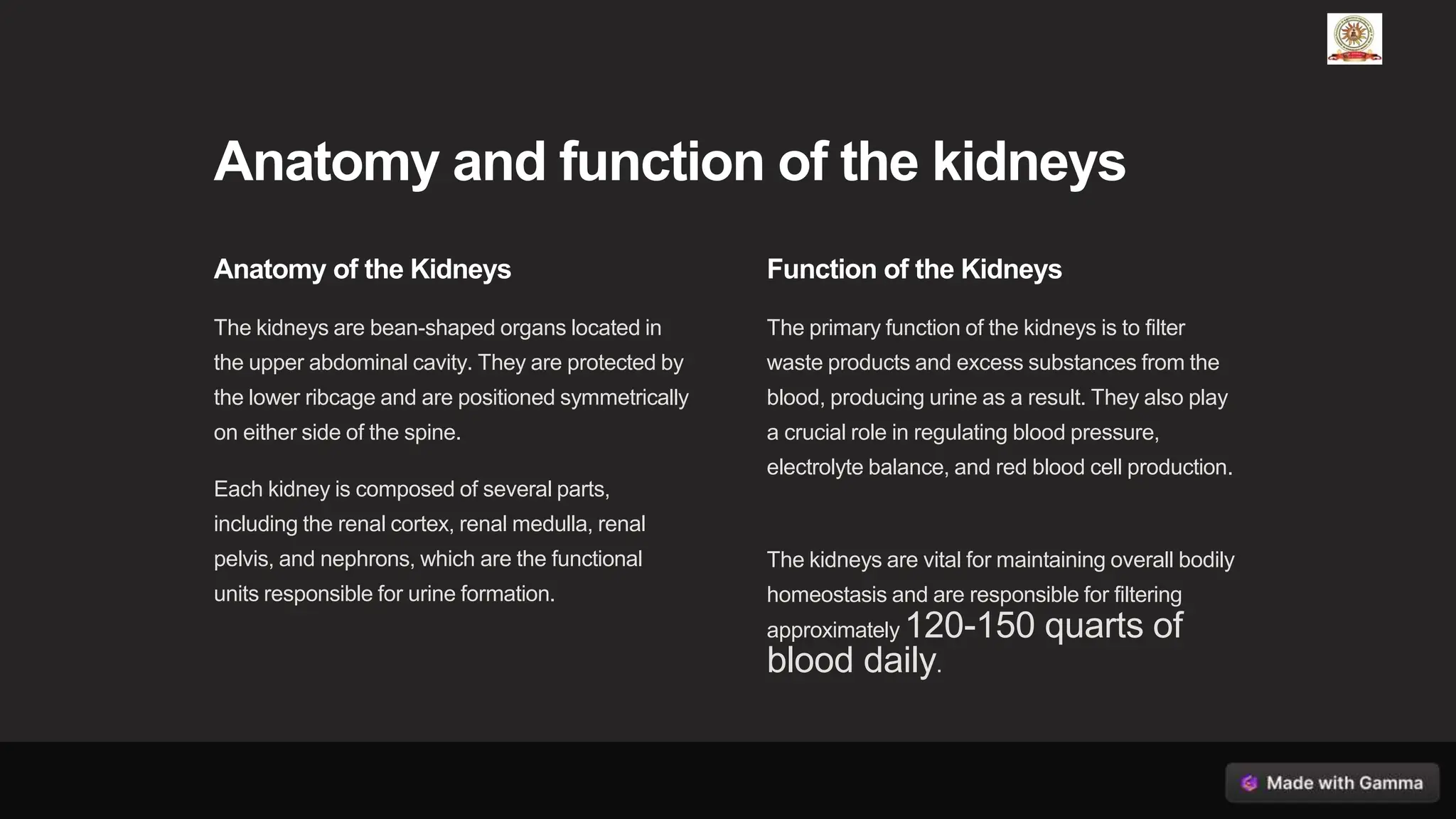 HUMAN PHYSIOLOGY - excretory system.pptx