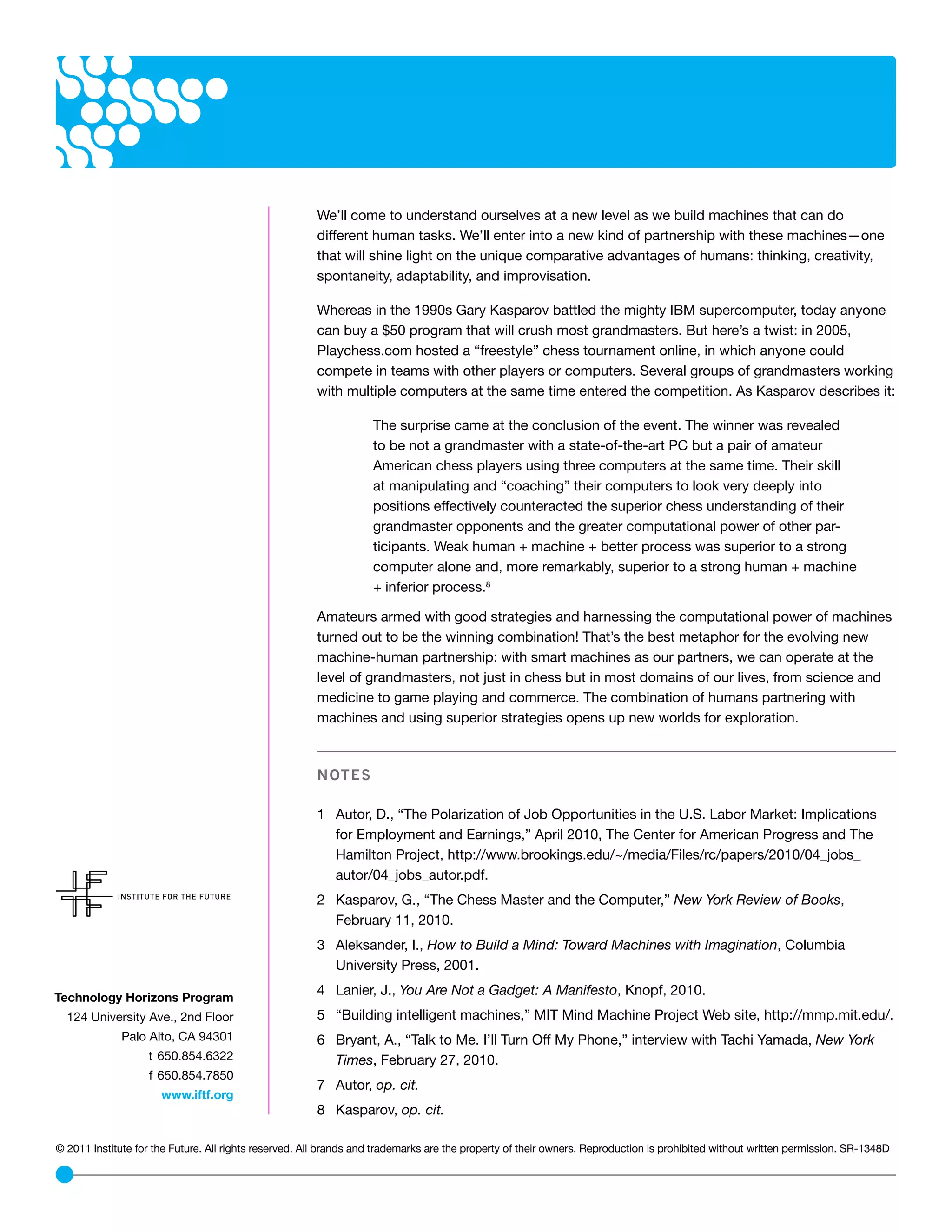 Human plus machine | PDF