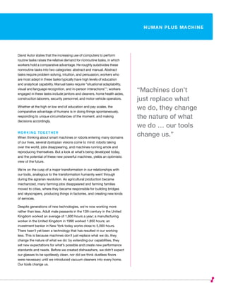 Human plus machine | PDF