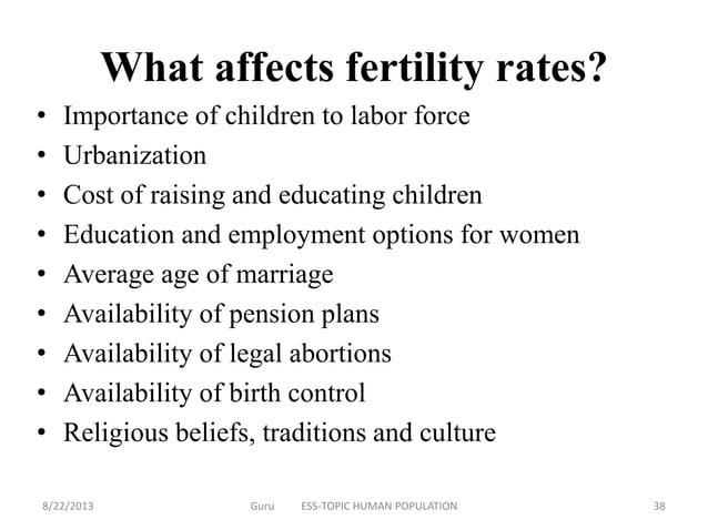 IB ESS Human population | PDF