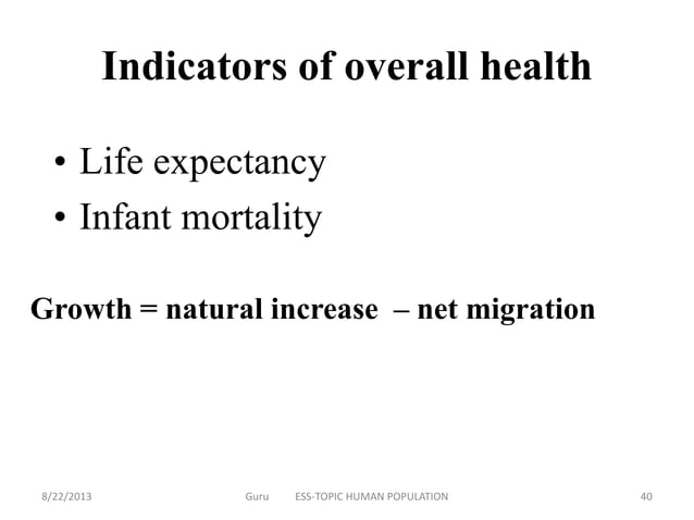 IB ESS Human population | PDF
