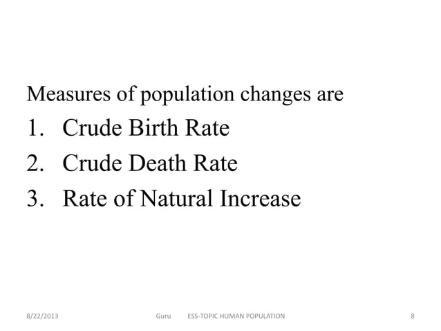 IB ESS Human population | PDF