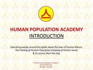 Human Population Academy: Introduction | PPTX | Geography | Science