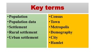 Human population and economic activities | PPTX