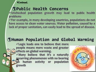 Human population and Environment | PPT