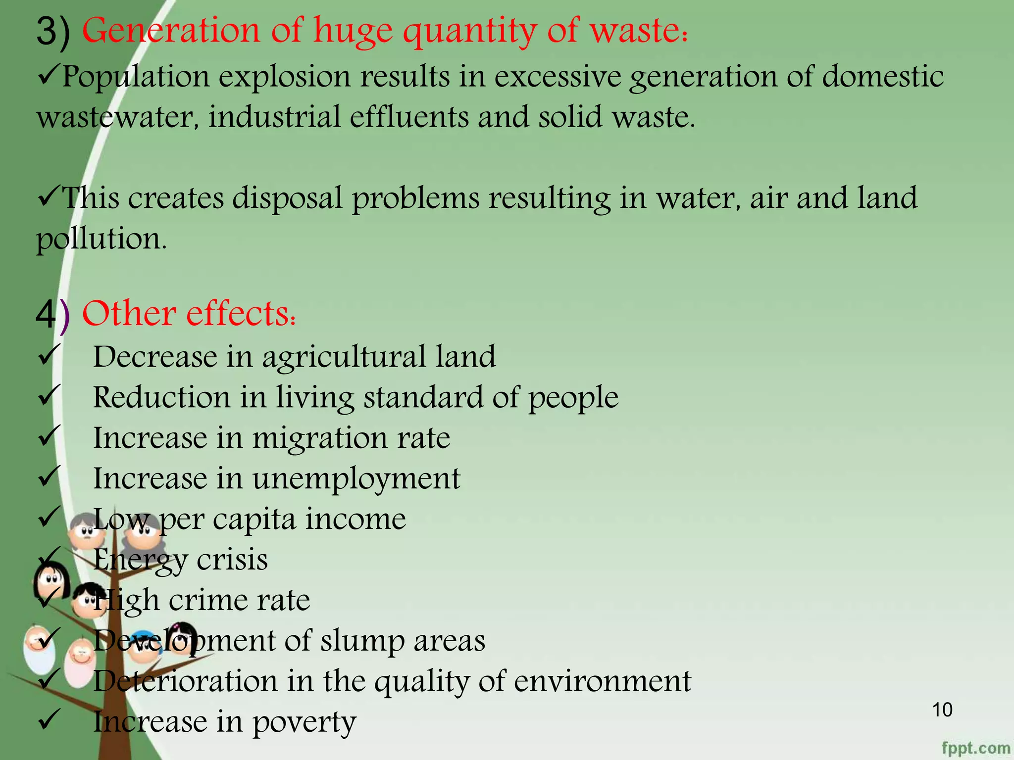 Human population and environment | PPTX