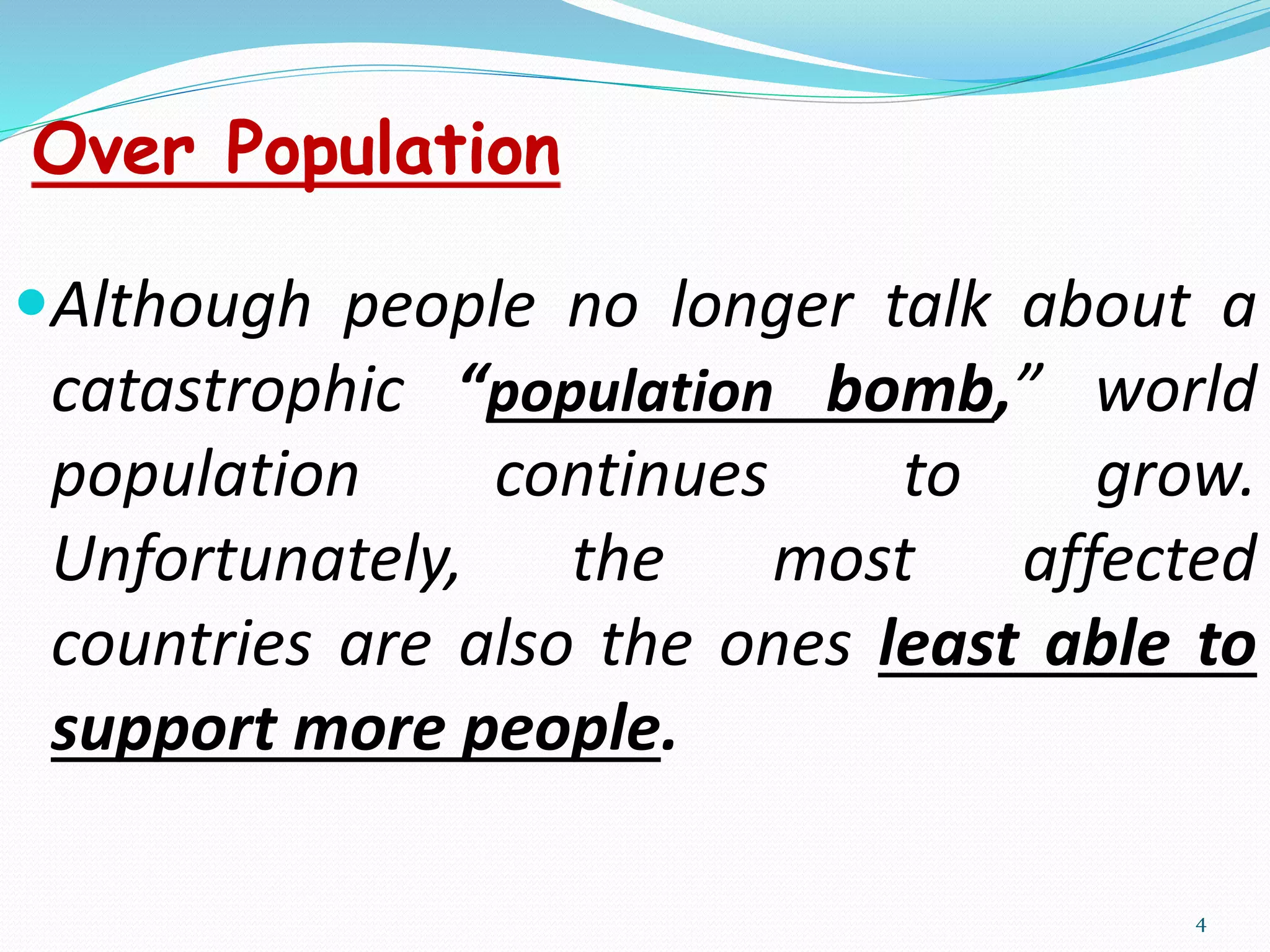 Human population and environment | PPTX