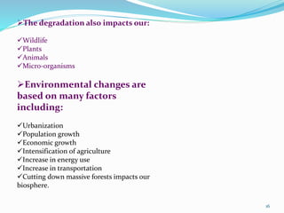 Human population and environment | PPTX