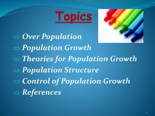 Human population and environment | PPTX