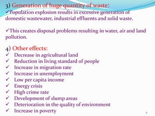 Human population and environment | PPTX